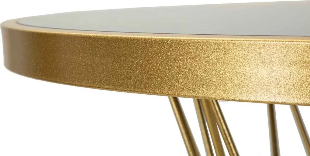 Designový barový stůl Bartlett 70 cm zlatý