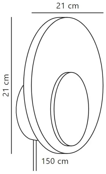 Nordlux - LED Stmívatelné nástěnné svítidlo MARSI LED/7W/230V zelená