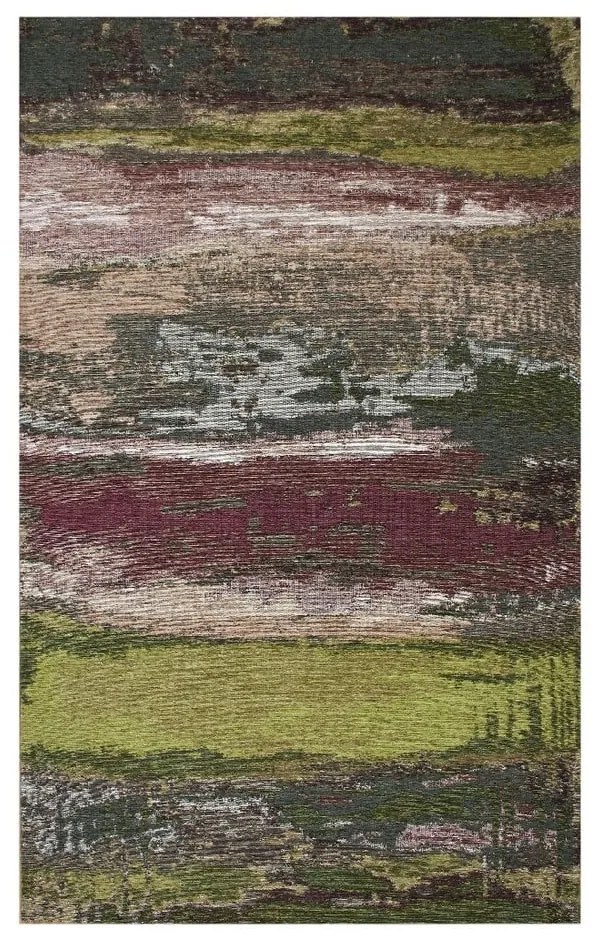 Koberec Eco Rugs Green Abstract, 135 x 200 cm