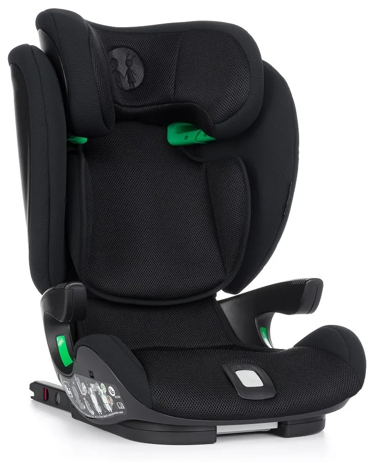 PETITE&MARS Autosedačka Elite Fix Pro i-Size Black Air 100-150 cm (15-36 kg)