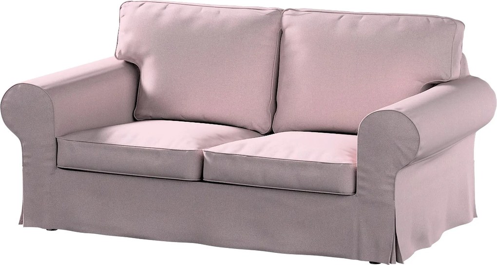 Potah na pohovku IKEA Ektorp 2-místná, nerozkládací barva růžová látka pletený vzor
