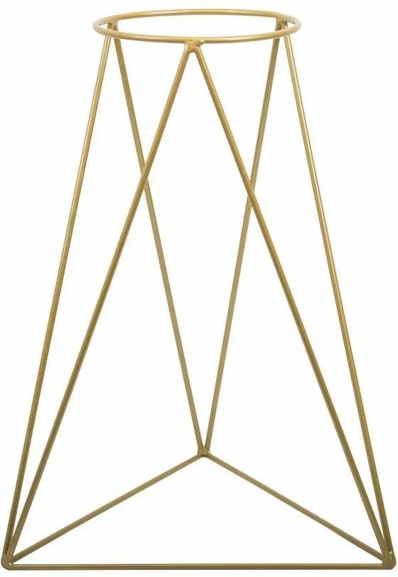 DekorStyle Moderní stojan na květináč 60 cm zlatý | BIANO