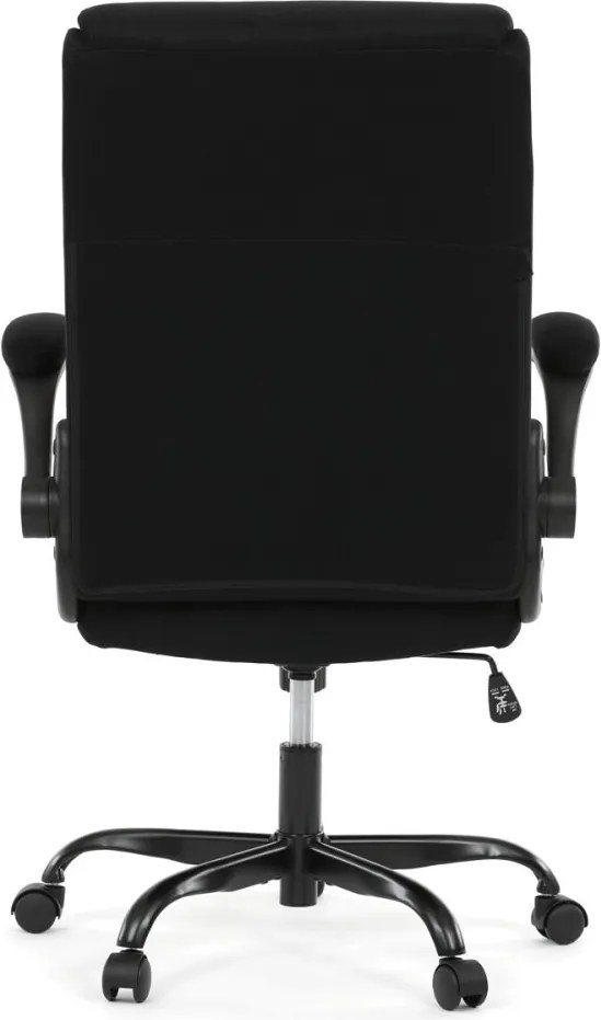 Kancelářské křeslo KA-K3104 BK, houpací mechanismus, černá látka (67 x 68) cm černá