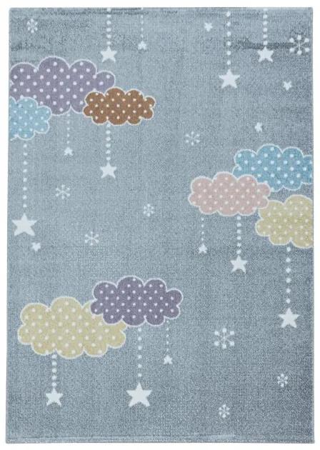 Dětský koberec Lucky 3611 grey 80 x 150 cm
