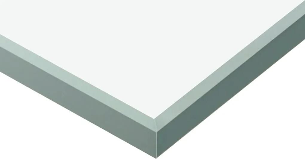 vidaXL Posuvné dveře ESG sklo a hliník 102,5 x 205 cm stříbrné [288054]