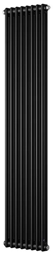 Instalprojekt Koupelnový radiátor TUBUS 2 černá barva Barva radiátoru - Černá, Rozměr radiátoru - 349 × 1800 mm, výkon 927 W, Typ připojení - Boční RADTUB21800731
