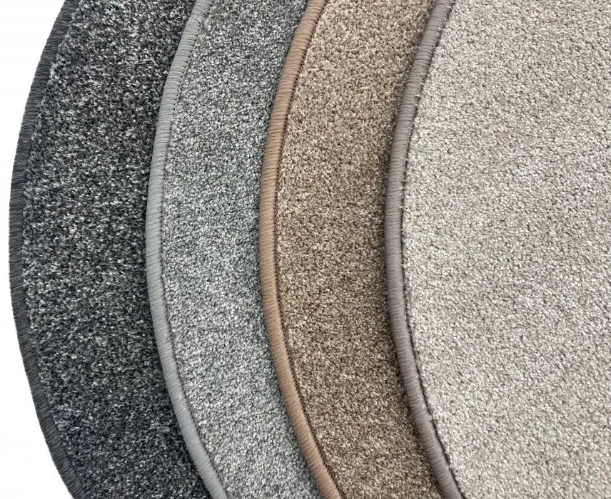 Vopi | Kusový koberec Matera hnědý - Kruh 400 cm průměr