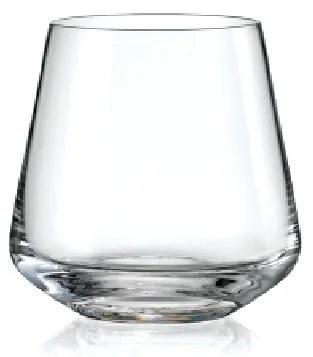 Bohemia Crystal Sklenice na whisky Sandra 290ml - SLEVA neúplný set 5k