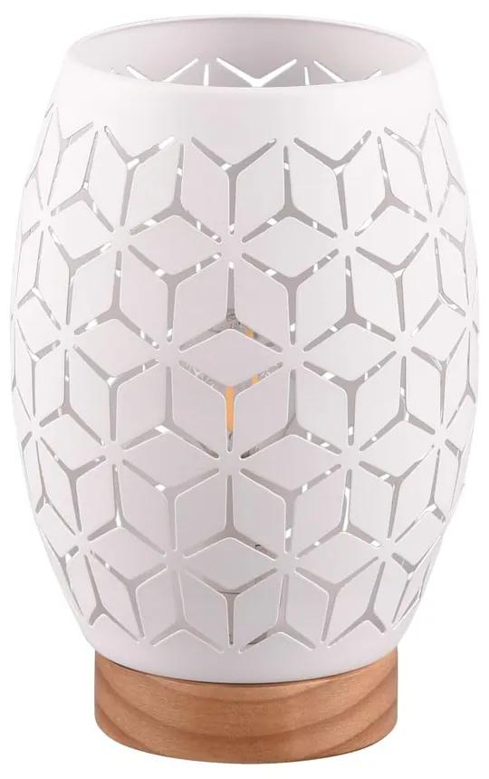 Bílá stolní lampa (výška 21 cm) Bidar – Trio