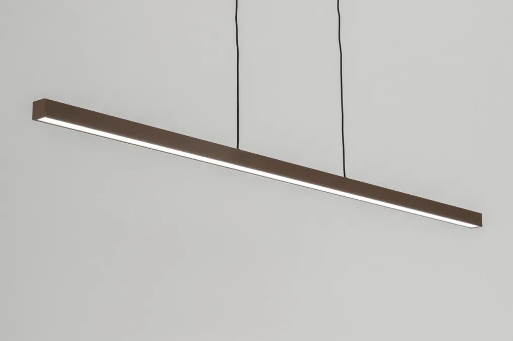 Závěsné LED svítidlo Corciano L Brown