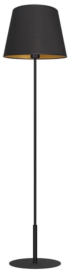 Stojací lampa ARDEN 1xE27/60W/230V černá/zlatá