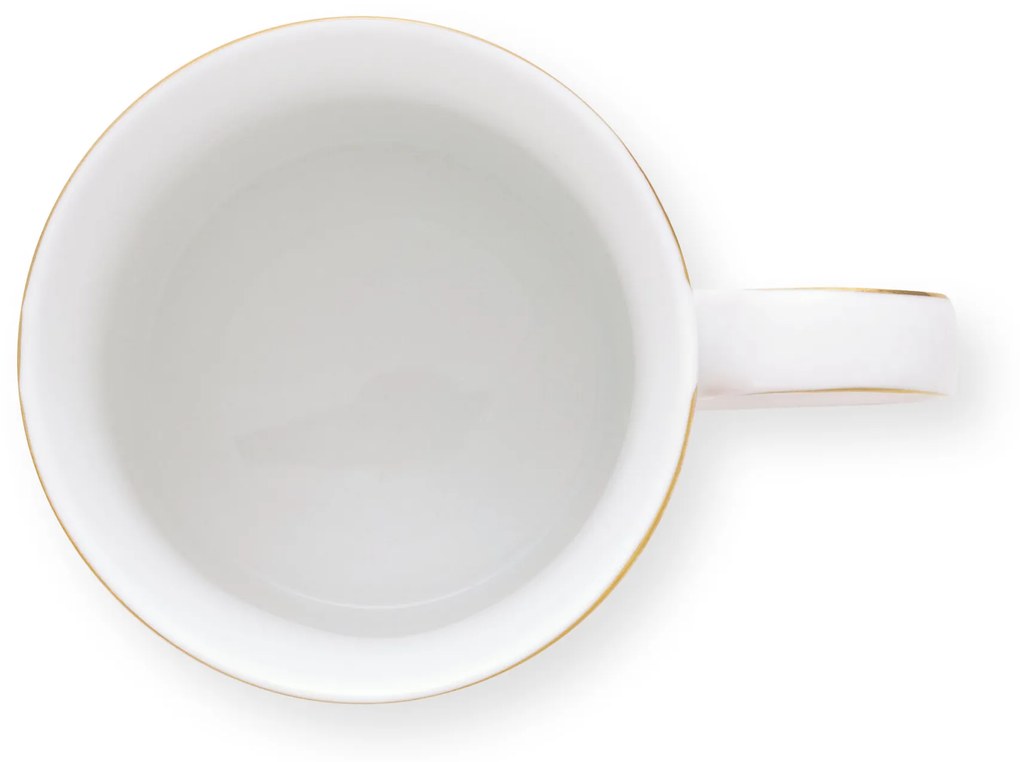 Pip Studio Love Birds hrnek 165ml, červený (Porcelánový hrnek Love Birds)