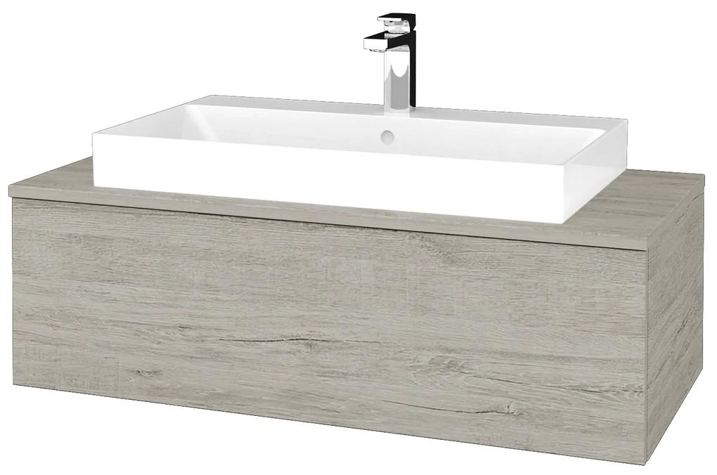 Dřevojas Koupelnová skříňka MODULE SZZ1 100 Varianta: N01 Bílá lesk / L01 Bílá vysoký lesk
