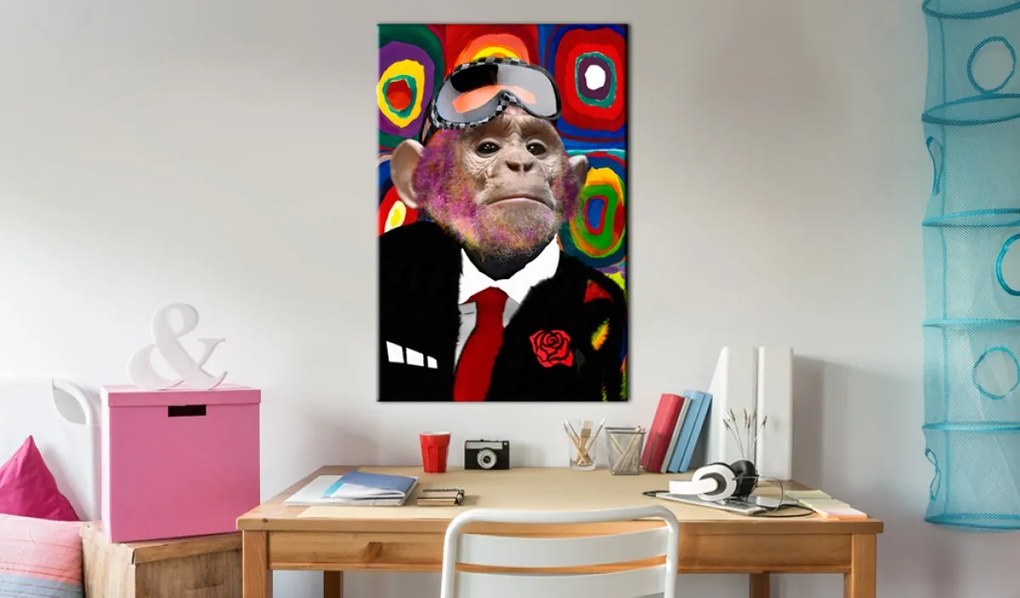 Murando DeLuxe Mr. Monkey Velikost: 60x90 cm