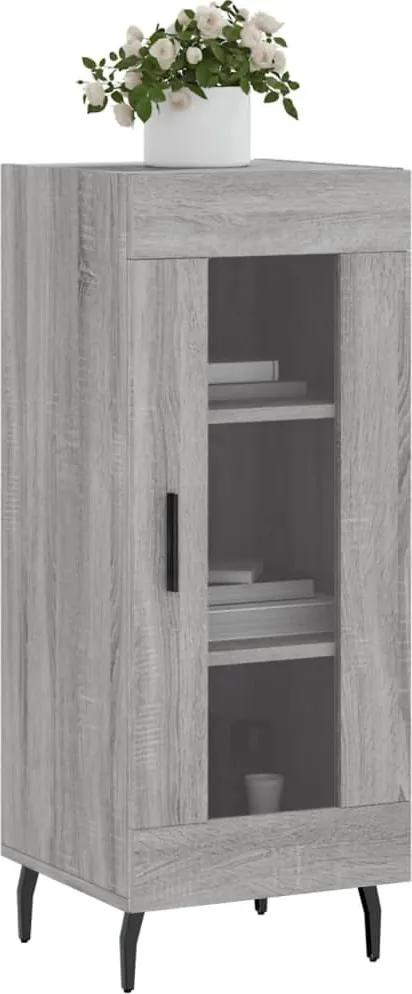 vidaXL Příborník 34,5 x 34 x 90 cm kompozitní dřevo [828818] Barva: Betonová šedá