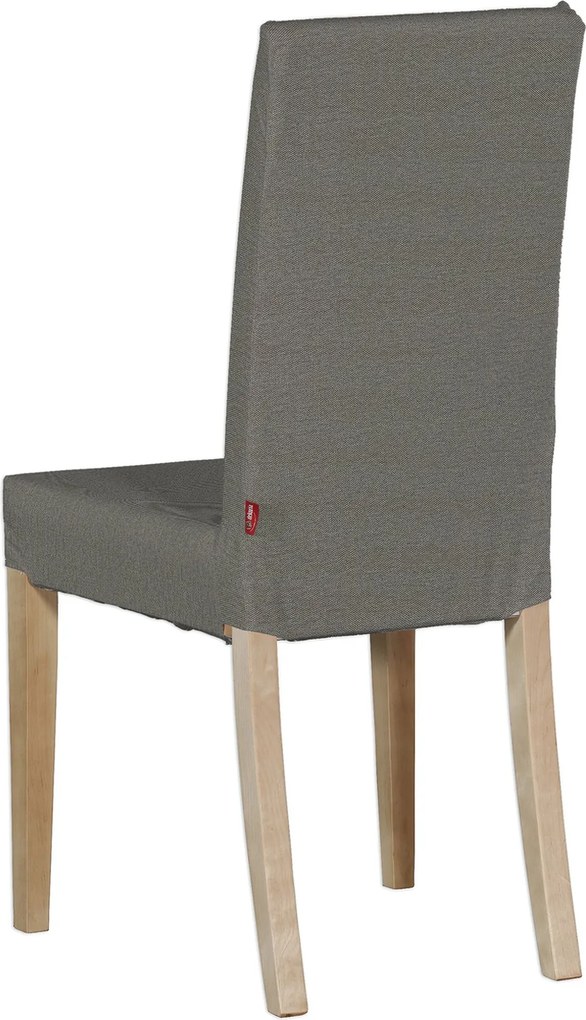 Potah na židli IKEA Harry, krátký barva šedá látka pletený vzor