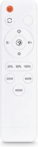 Brilagi-LED Stmív. svítidlo FANCIA LED/48W/230V 3000-6500K pr. 39 cm stříbrná+DO
