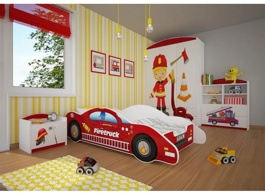 Dětská postel auto Zenith - Hasiči - auto postel zenith
