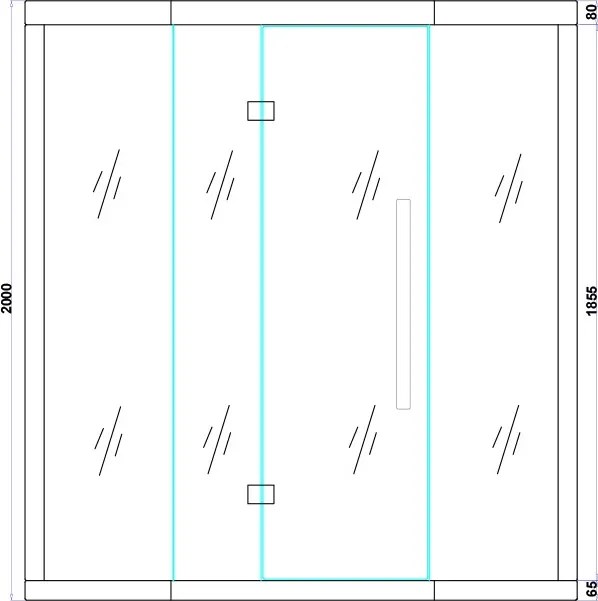 BPS-koupelny Kombinovaná sauna 2v1  - Infrasauna + finská sauna 150x150, 4-5 osob