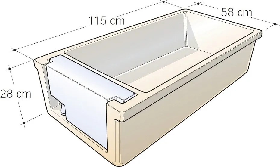 VERDEMAX samozavlaž. truhlík 2248