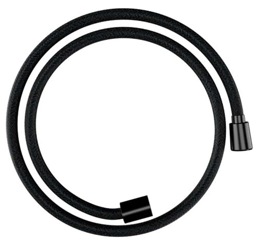 Hansgrohe - Sprchová hadice, 125 cm, kartáčovaný černý chrom 28220340