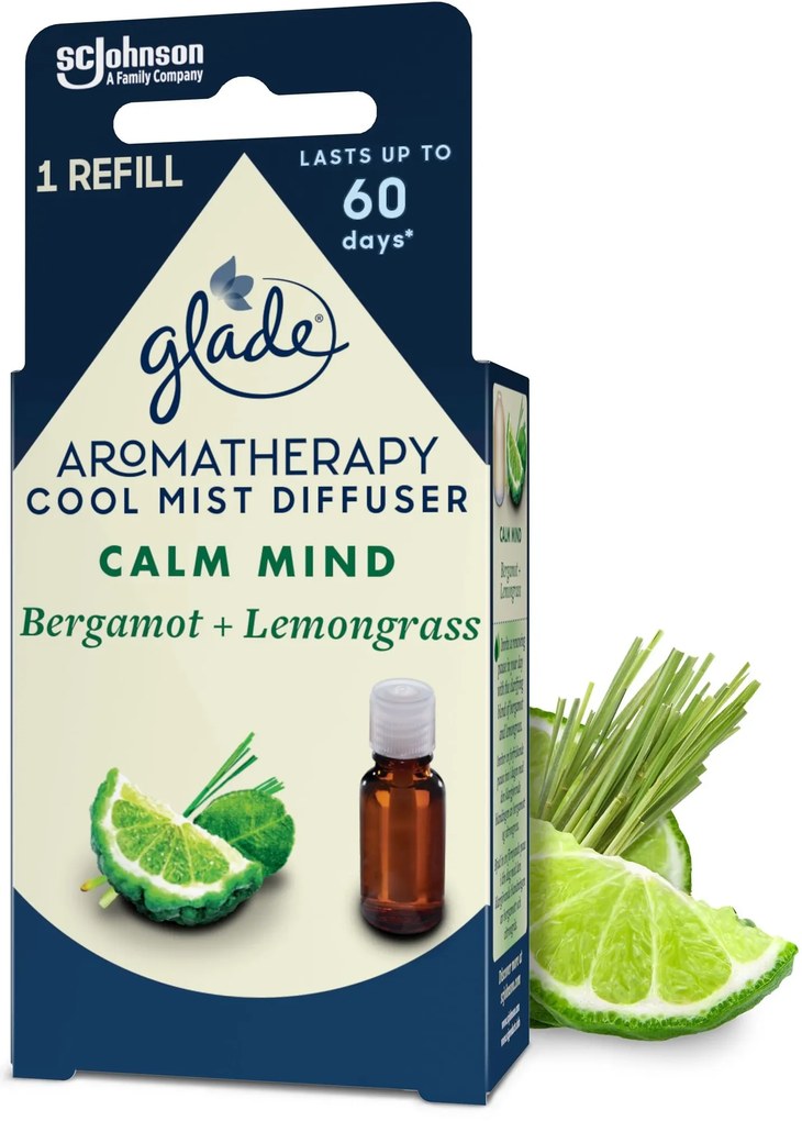 Esenciální olej glade aromatherapy cool mist diffuser calm mind náplň17,4 ml