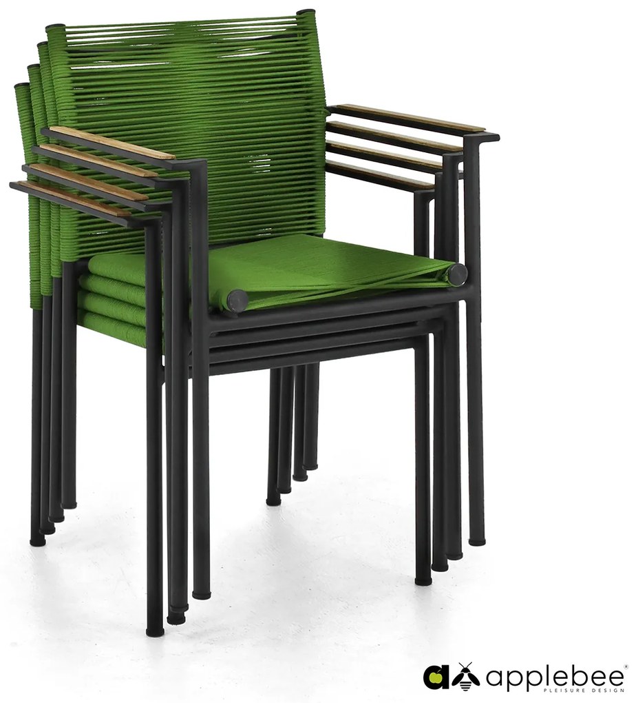 Jakarta jídelní židle zelená