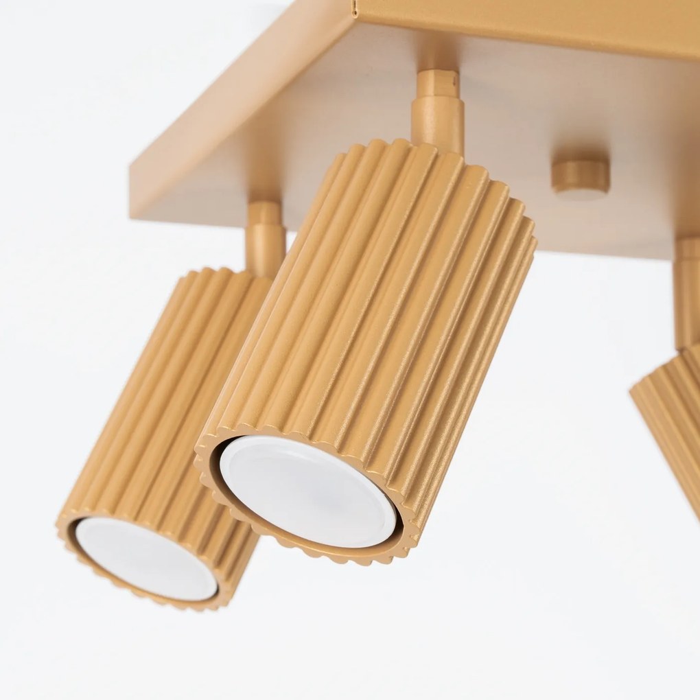 Sollux Lighting Stropní svítidlo KARBON 4 zlaté