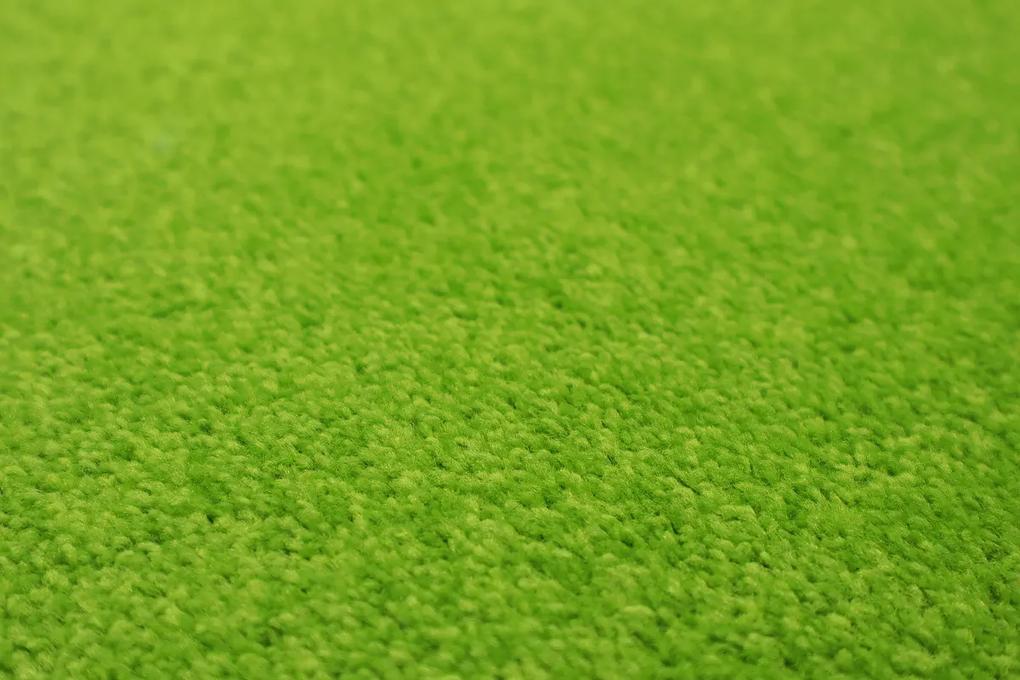 Vopi koberce Kusový koberec Eton zelený 41 - 200x400 cm