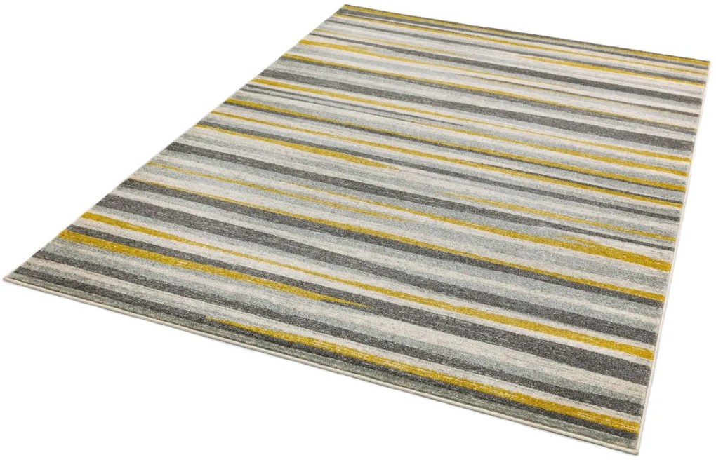 Žlutý koberec Dickinson Stripe Mustard Rozměry: 120x170 cm