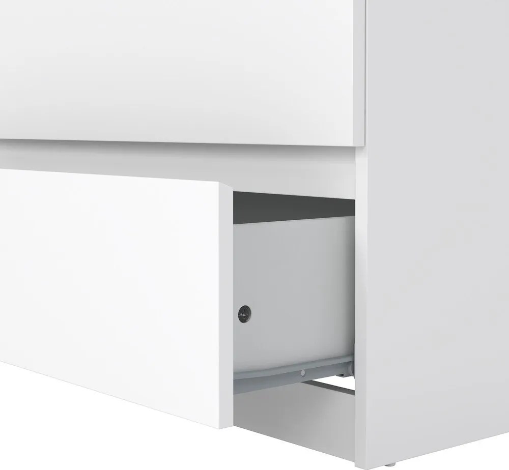 Bílá komoda 77x76x50 cm Naia – Tvilum