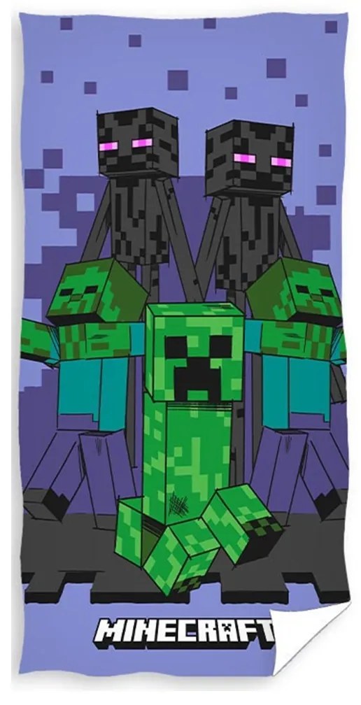 Carbotex Dětská osuška Minecraft Enderman Monster, 70 x 140 cm