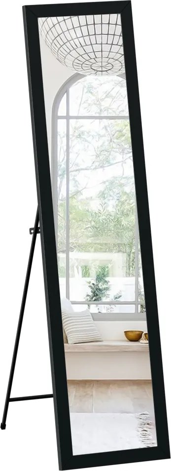Velké stojací zrcadlo CLASSIQUE, černý, 35 × 155 cm