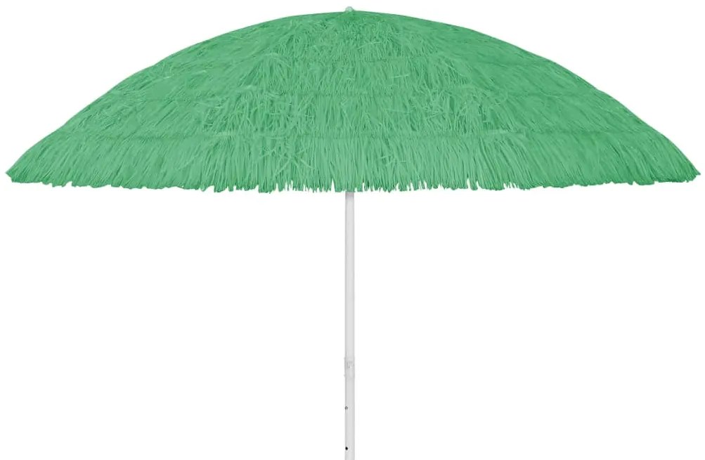 Plážový slunečník Hawaii zelený 300 cm 314699