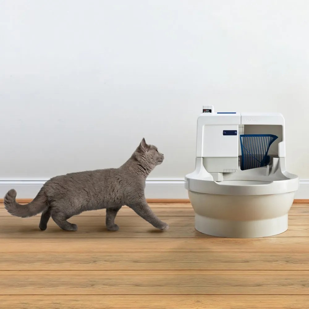 CatGenie WHOOSH robotické samočisticí WC pro kočky bez poklopu a rohože 49 x 62 x 53 cm