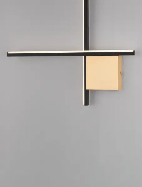 Designové nástěnné svítidlo Cross 50 zlatá