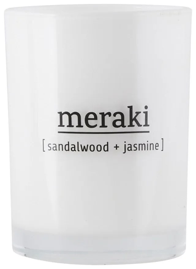 Meraki Vonná svíčka SANDALWOOD&JASMINE 10,5cm (Mkap011)