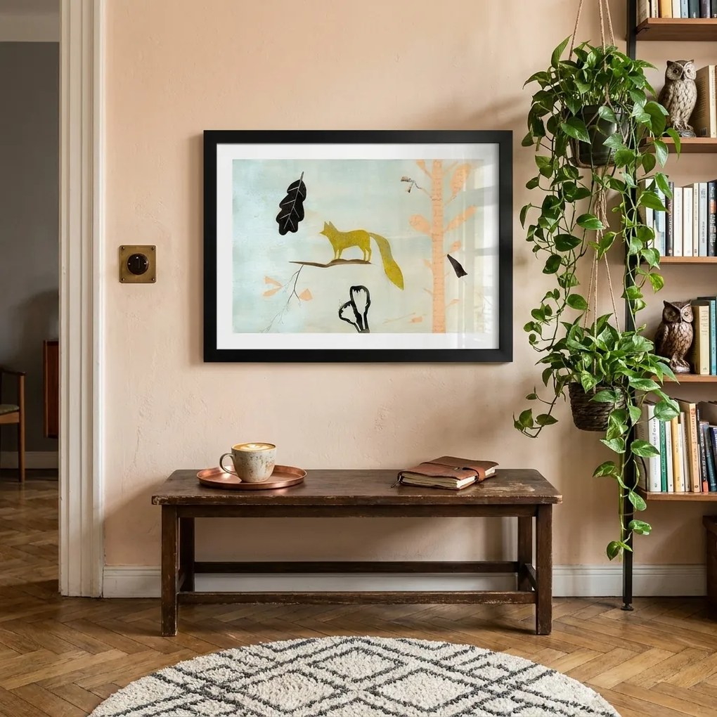 Andrea Tachezy | Lesní II Rám: Černý, Velikost: 40 x 60 cm