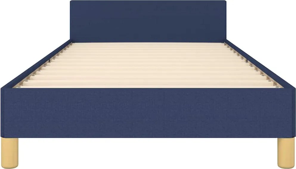 Rám postele bez matrací modrá 90x190 cm textil 3124861