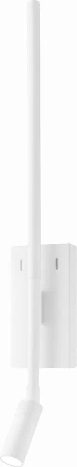 Nástěnné svítidlo Torch, 1x bílé kovové stínítko + 1x LED 3w, w