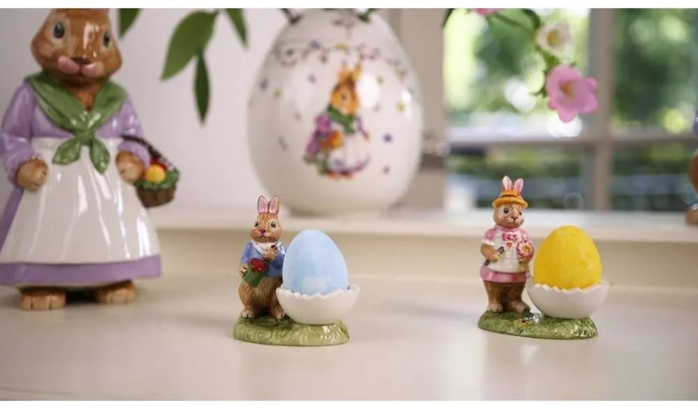 Bunny Tales velikonoční stojánek na vajíčka zaječice Anna, Villeroy & Boch