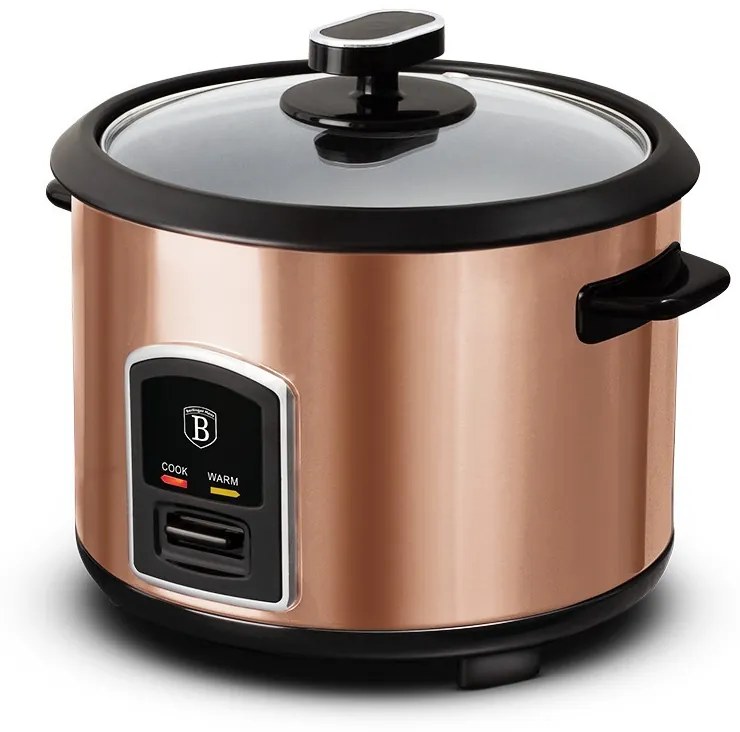 BERLINGERHAUS Rýžovar 1,8 l Rosegold Metallic Line BH-9274