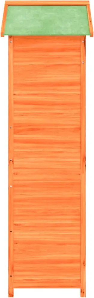 Zahradní přístřešek na nářadí hnědý 120x53,5x170 cm borovice 172246