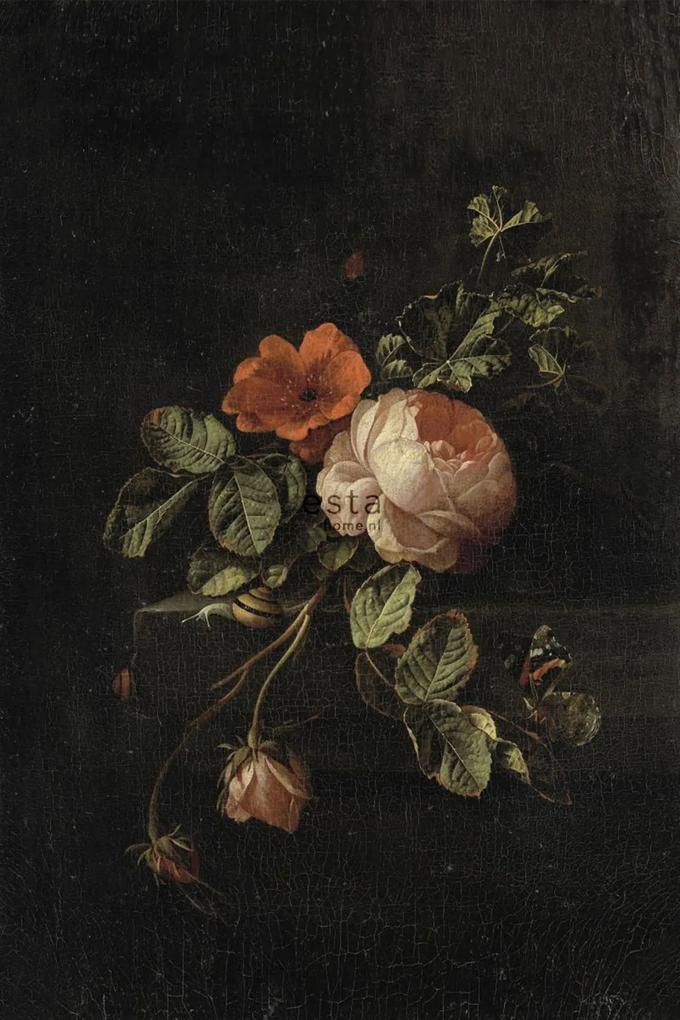 Esta Home Vliesová obrazová tapeta s růžemi 158884 rozměry 1,86 x 2,79 m