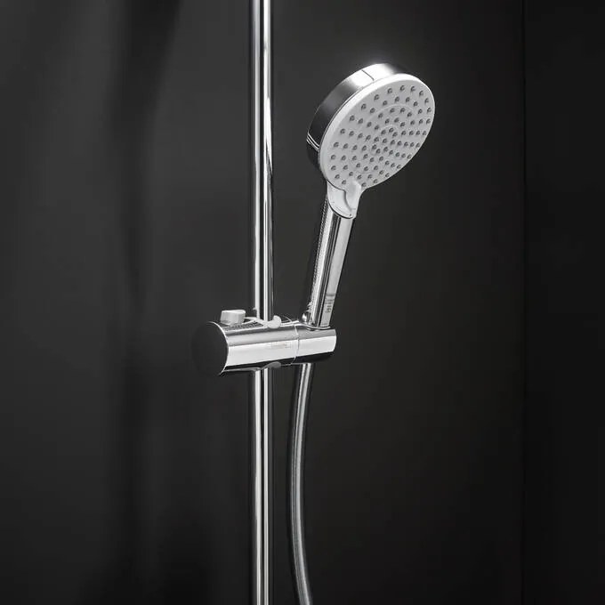 Hansgrohe Vernis Shape, sprchový systém 230 1jet s vanovým termostatem, chromová, HAN-26284000