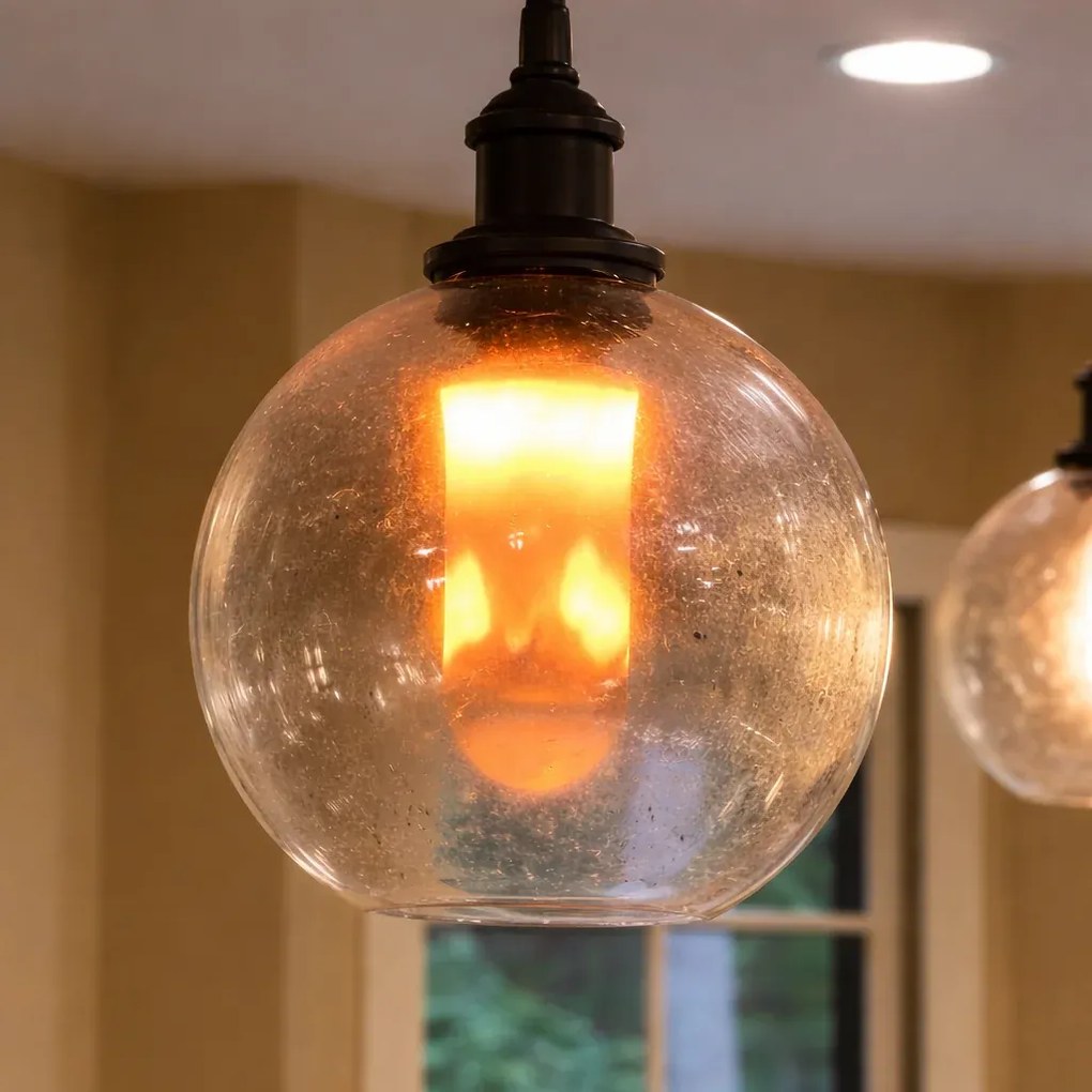 Zaparkorun LED žárovka HYO-2, 5W - imitace plamene - orange