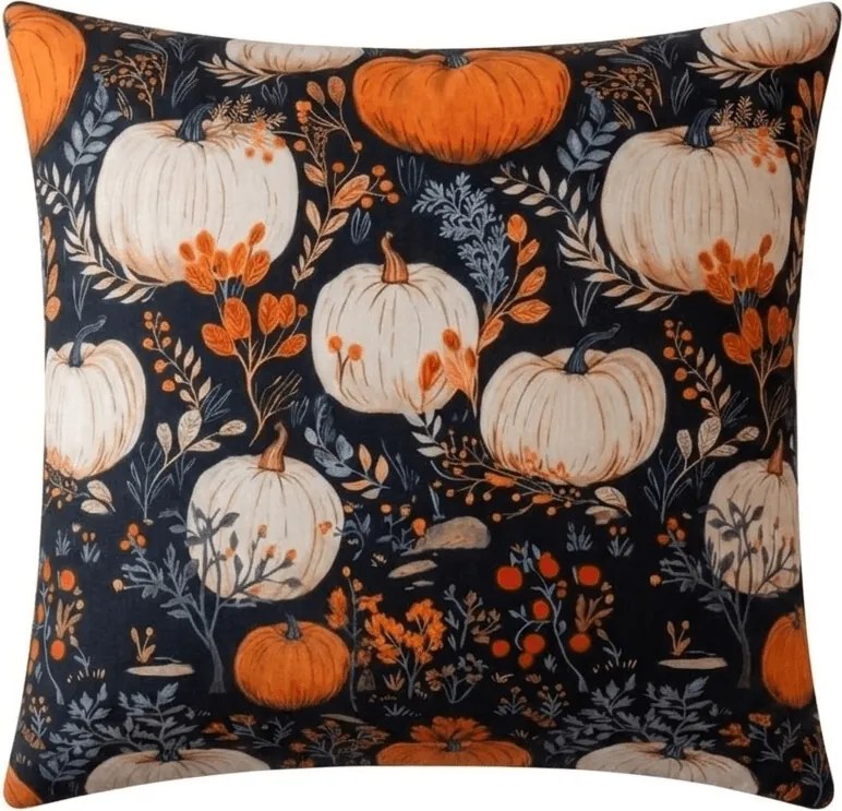 Povlak na polštář z mikrovlákna MAGIC PUMPKIN 45x45 cm, barevný