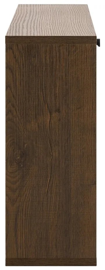 Nástěnný botník Albany 71 cm dub kouřový