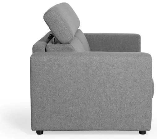 Pohovka TAVOLA s rozkladem na každodenní spaní, šedá (plutone 27 grigio)