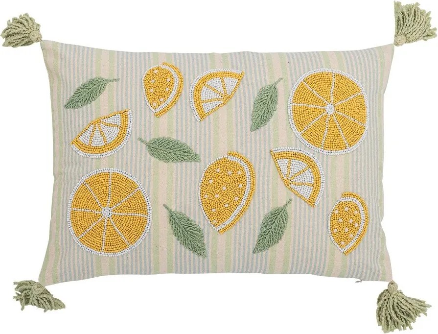 Bavlněný dekorační polštář 35x50 cm Lemon – Bloomingville